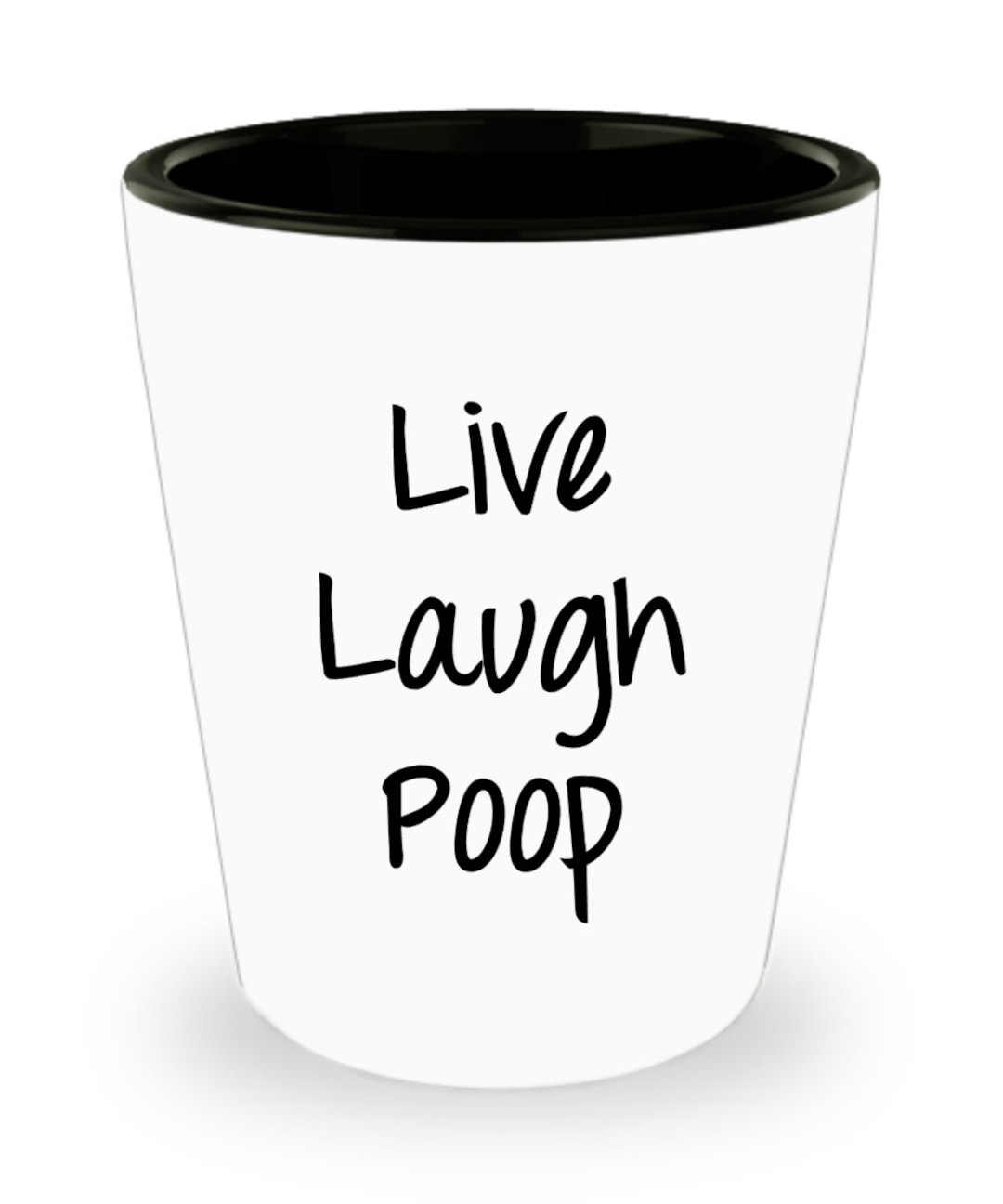 Live Laugh Poop Shot Glasses - Novelty Birthday Gift Idea - Etsy