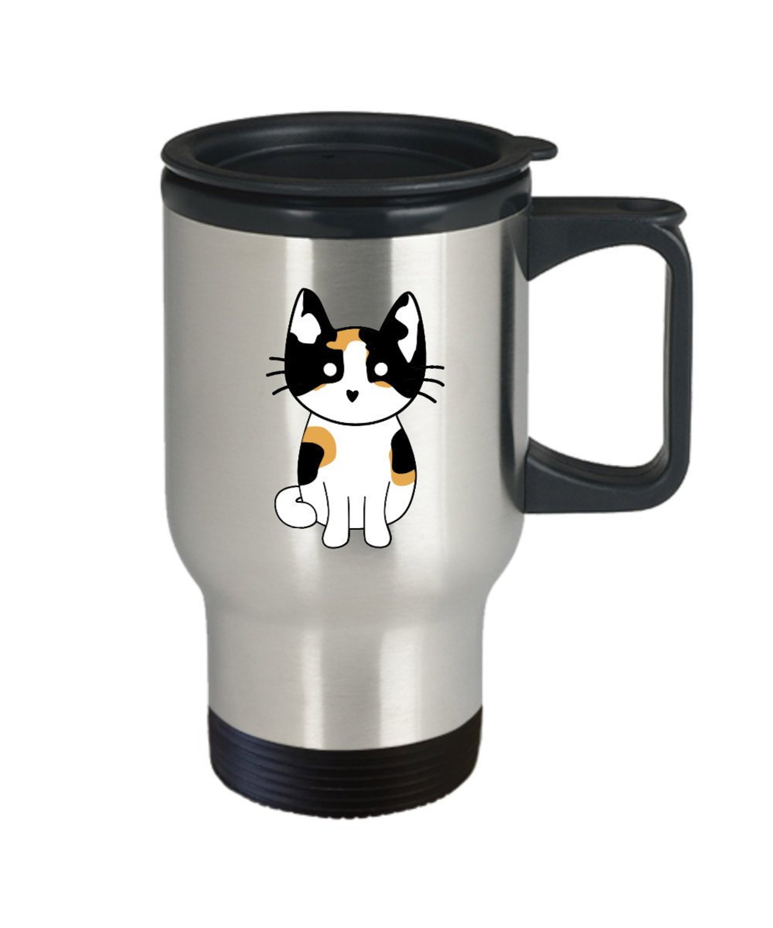 Calico Cat Travel Mug Calico Cat Mug Funny Tea Hot Cocoa - Etsy