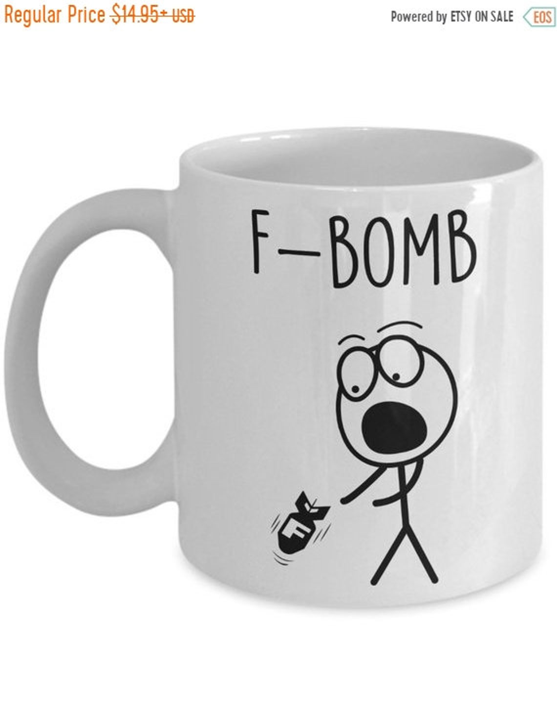 LIMITED SALE Fbomb Mug - F-bomb Coffee Mugs - Coffee Cup - Fbomb Kind ...