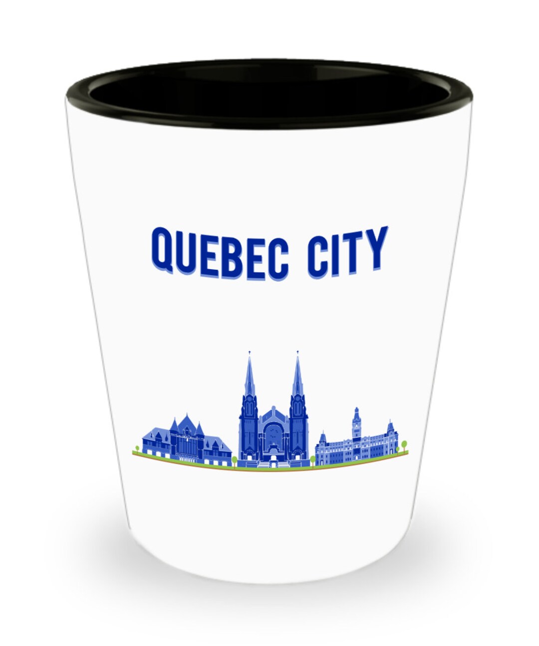 Quebec City Shot Glass - Novelty Birthday Christmas Anniversary Gag ...