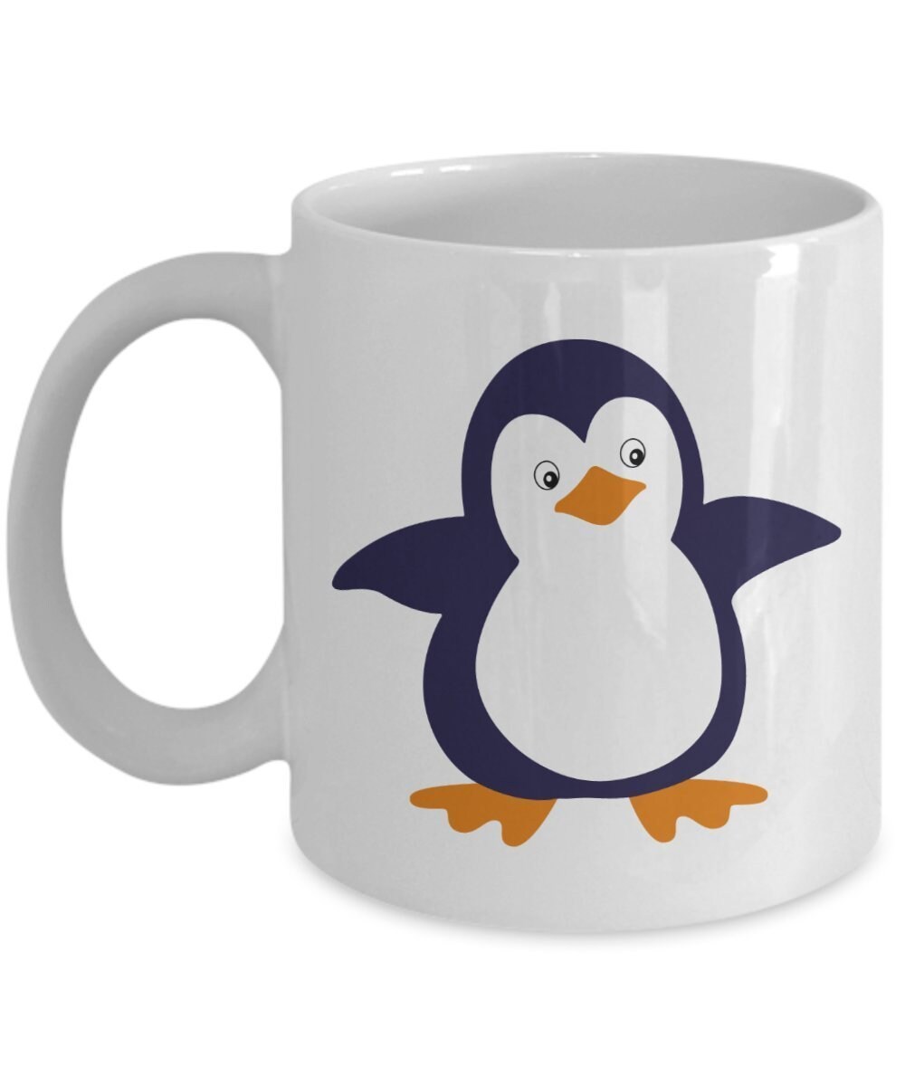Baby Penguin Mug - Funny Tea Hot Cocoa Coffee Cup - Novelty Birthday ...