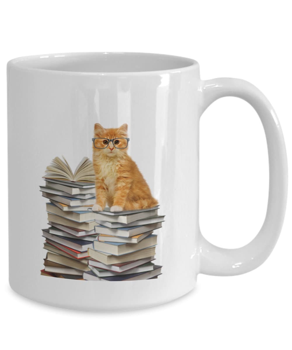 Smarty Cat Mug Funny Tea Hot Cocoa Coffee Cup Novelty - Etsy