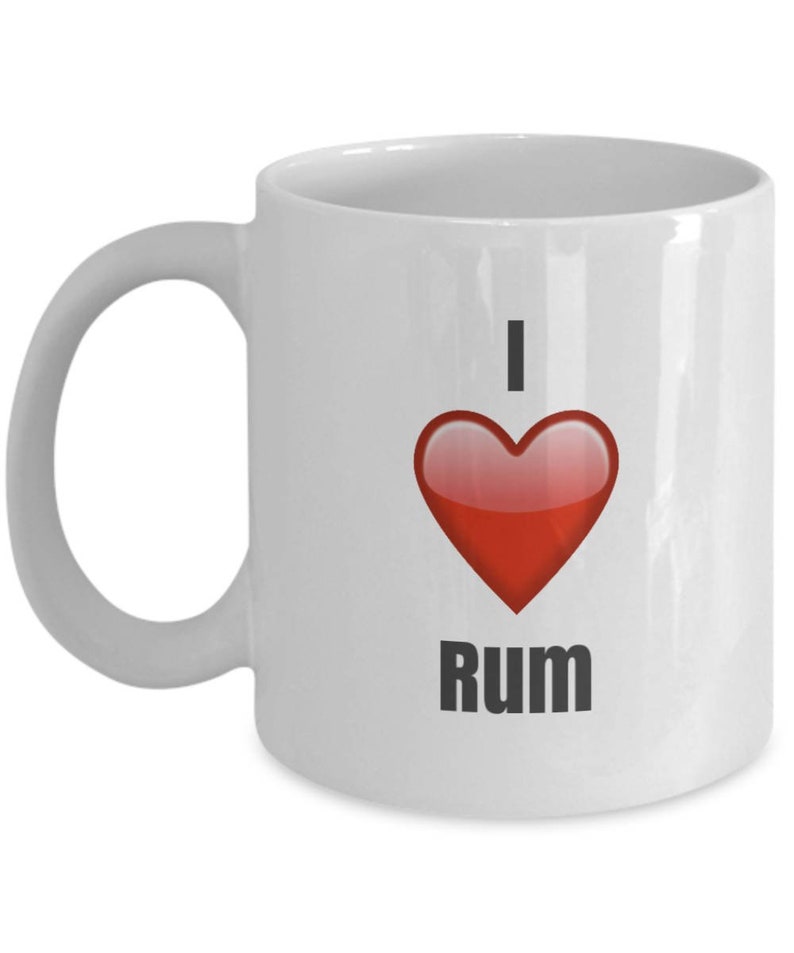 I Love Rum, Rum Mug, Rum Coffee Mug, Rum Gifts - Etsy