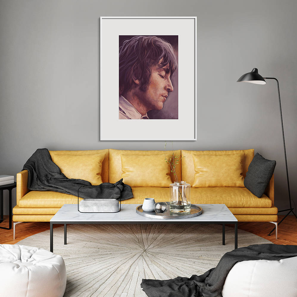 JOHN LENNON - Illustration, the Beatles, Music Poster, Music Art ...