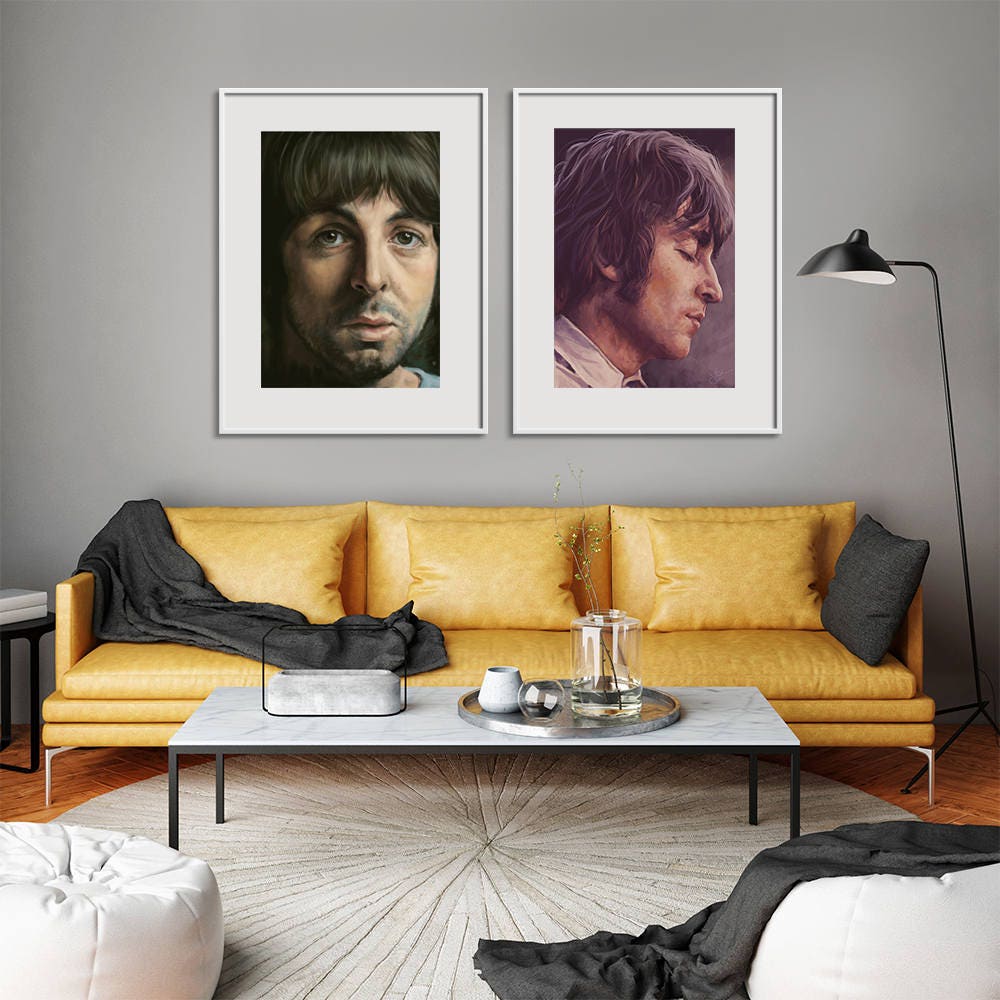 JOHN LENNON Illustration, the Beatles, Music Poster, Music Art ...
