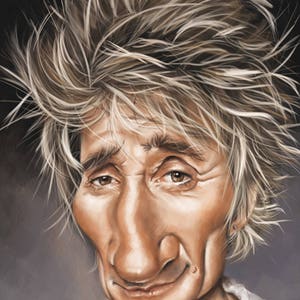 ROD STEWART - Illustration, Music Poster, Music Artwork, Instant ...