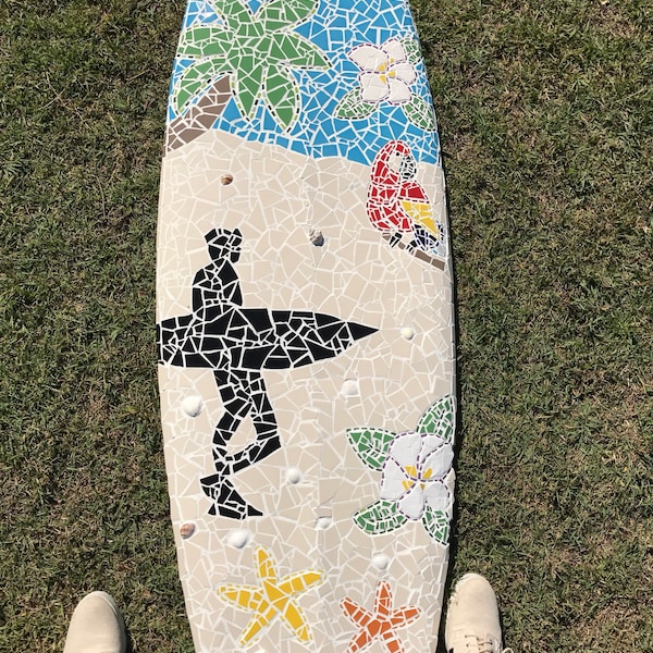 Mosaic Surfboard - Etsy