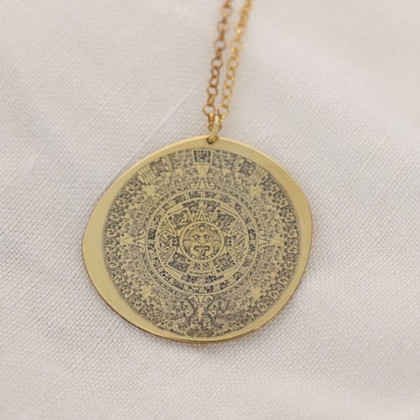 Aztec Gold Coin - Etsy