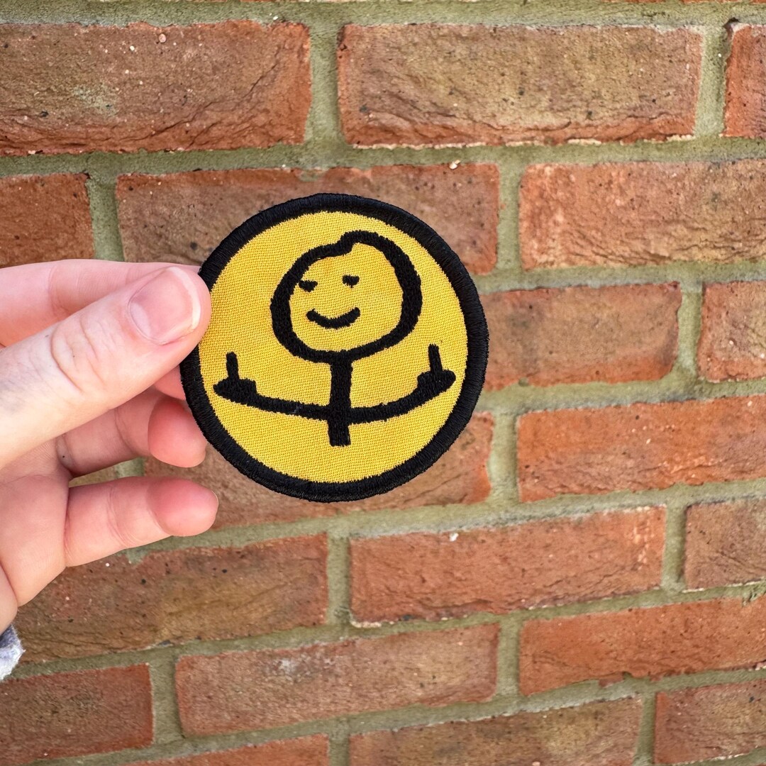 Rude Stick Man Patch, Iron On, Sew On, Patches, Novelty Gift ...