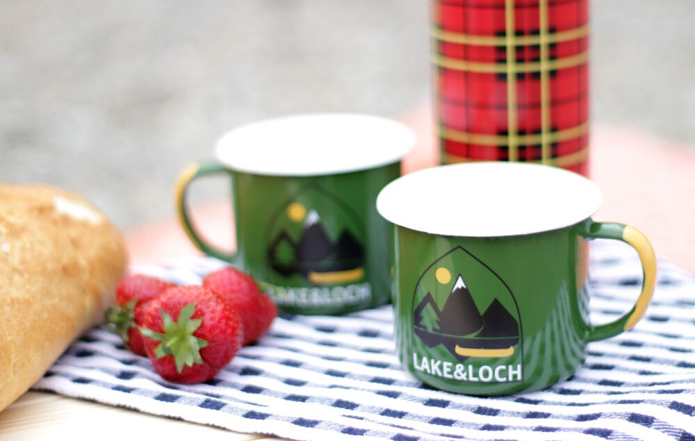 LAKE&LOCH Enamel Mug - Etsy