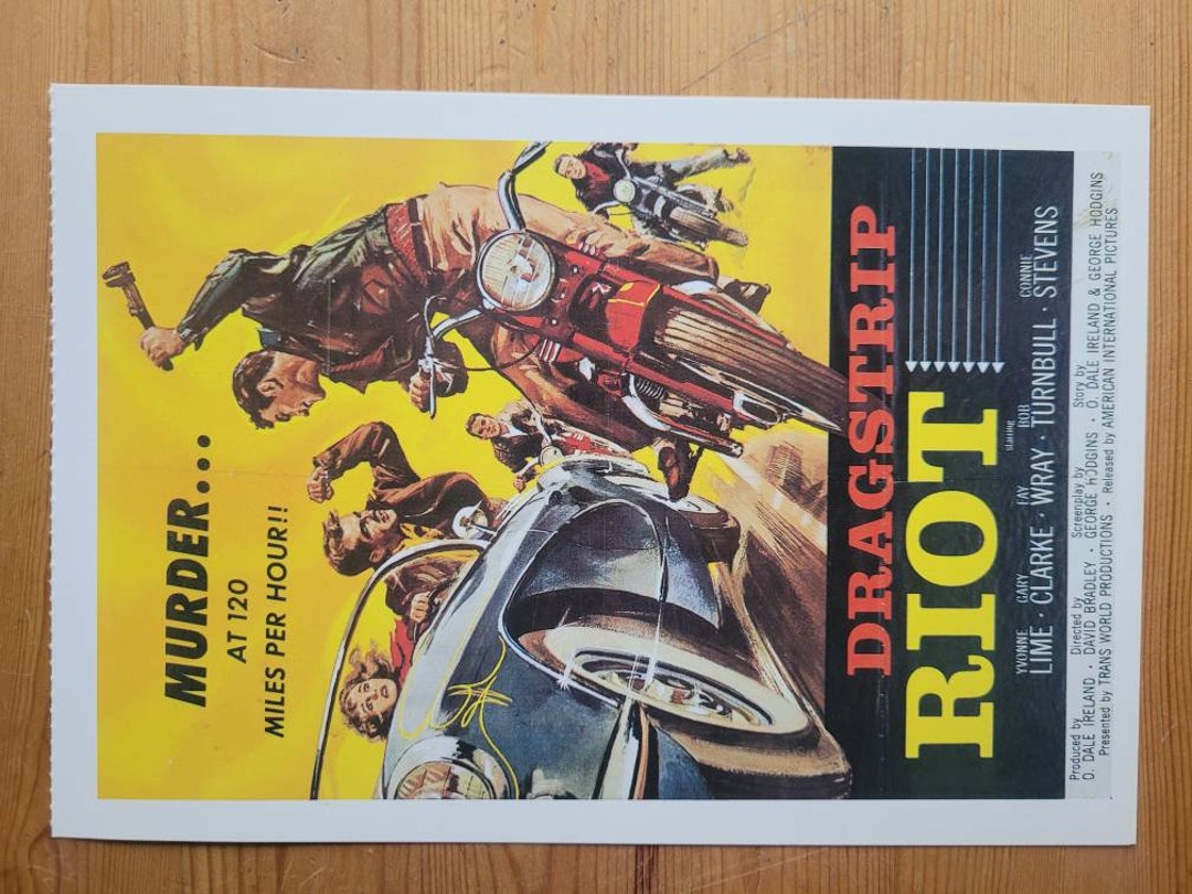 Dragstrip Riot 1950s Golden Age of Hollywood B Movie Drive-in - Etsy