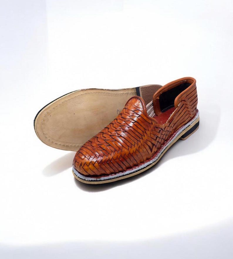Mexican Huaraches for Men With Leather Soles – Colors: Chocolate, Honey ...
