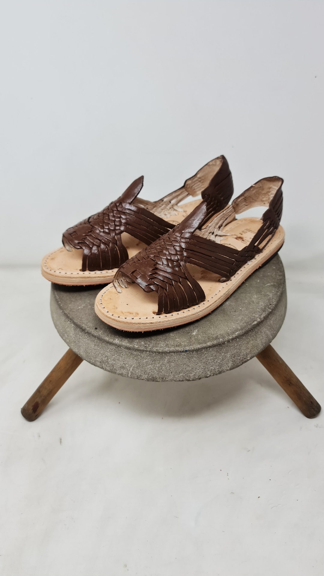 Huaraches Pachuco Women's Light Brown Exclusive Mexican Handmade ...