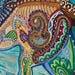 Original Persian Painting Abstract Art on Canvas, Achaemenid, Elamite ...