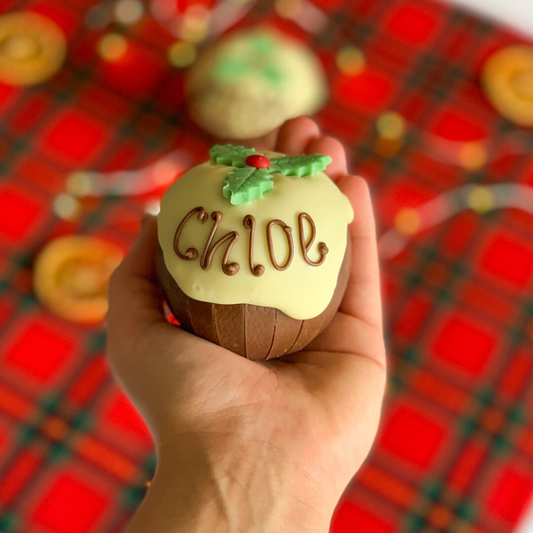 Personalised Chocolate Orange Gift Christmas Pudding - Etsy