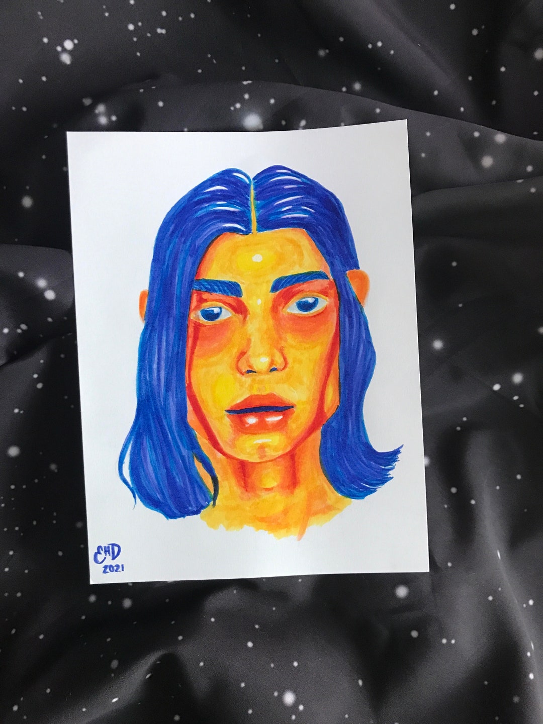 Heat Map Drawing 2 - Etsy