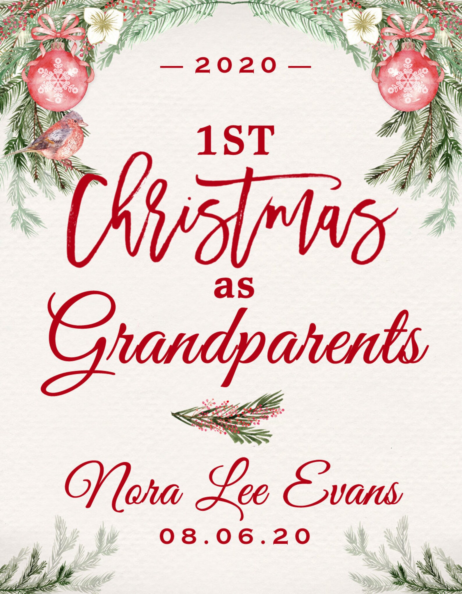 1st Christmas As... Custom Wine Labels or Candle Labels for - Etsy