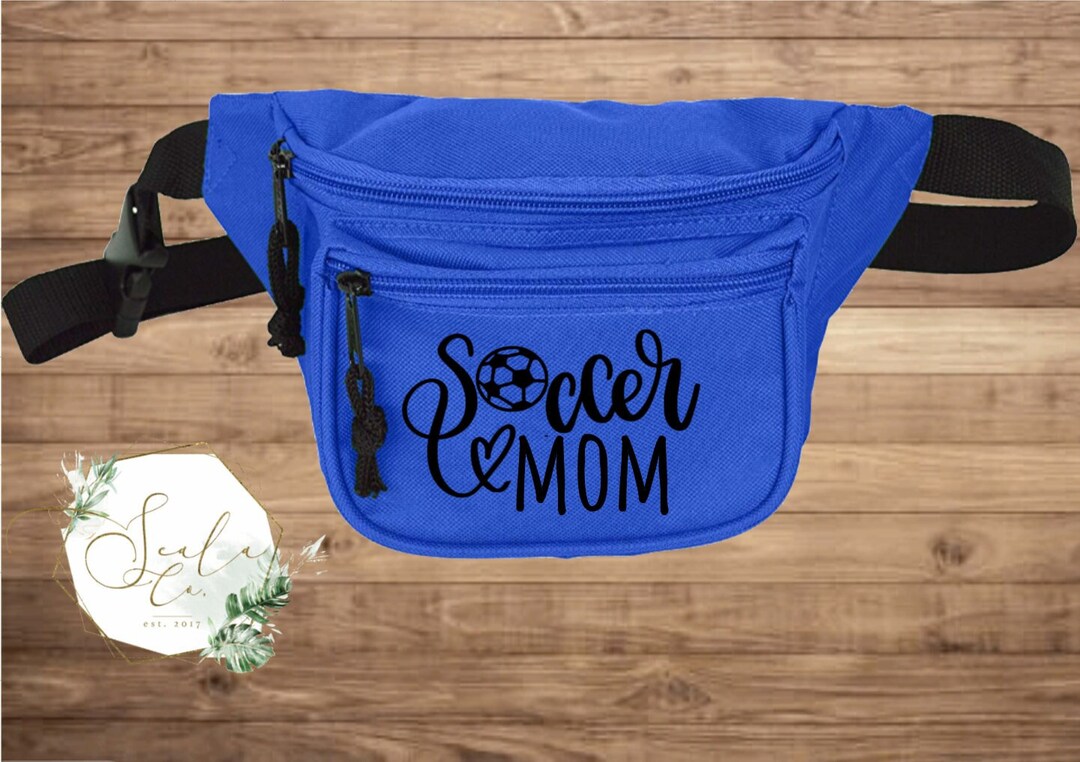 Custom Fanny Pack for Mom | Soccer Mom Waist Bag | Sports Mama Mommy ...
