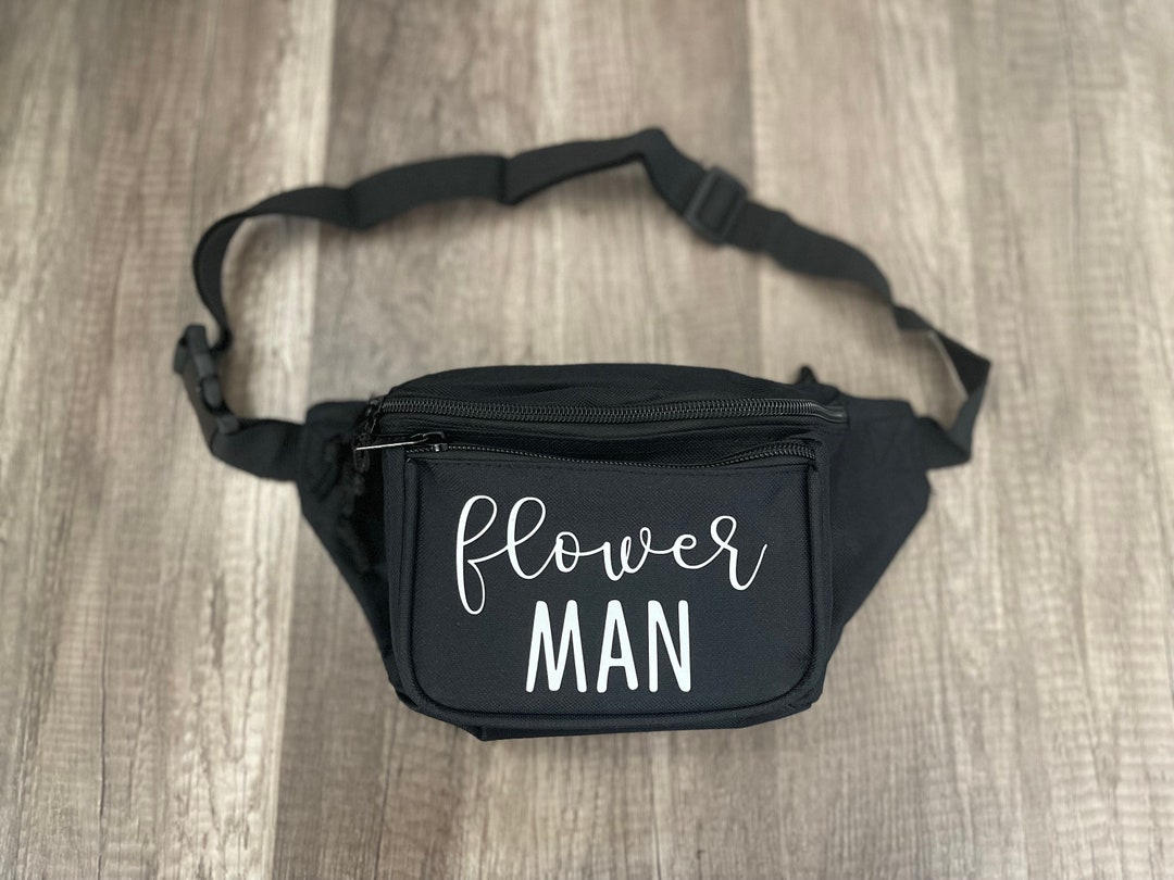 Flower Man Personalized Fanny Packs /flower Man Waist Bag/the Flower ...