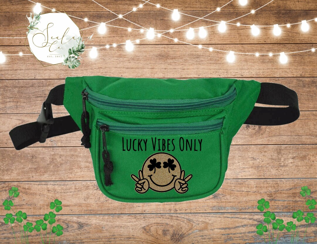 St Patricks Day Custom Fanny Pack | Retro Disco St. Pattys Day Bum Bag ...