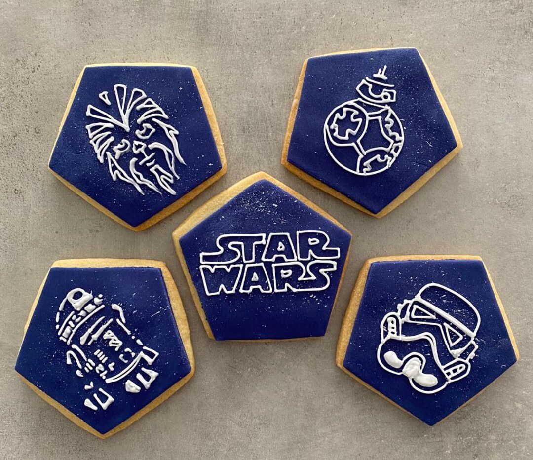 Star Wars Biscuits / Birthday Biscuits - Etsy