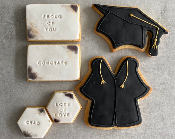 The 'graduation' Box | Graduation Biscuits - Etsy UK