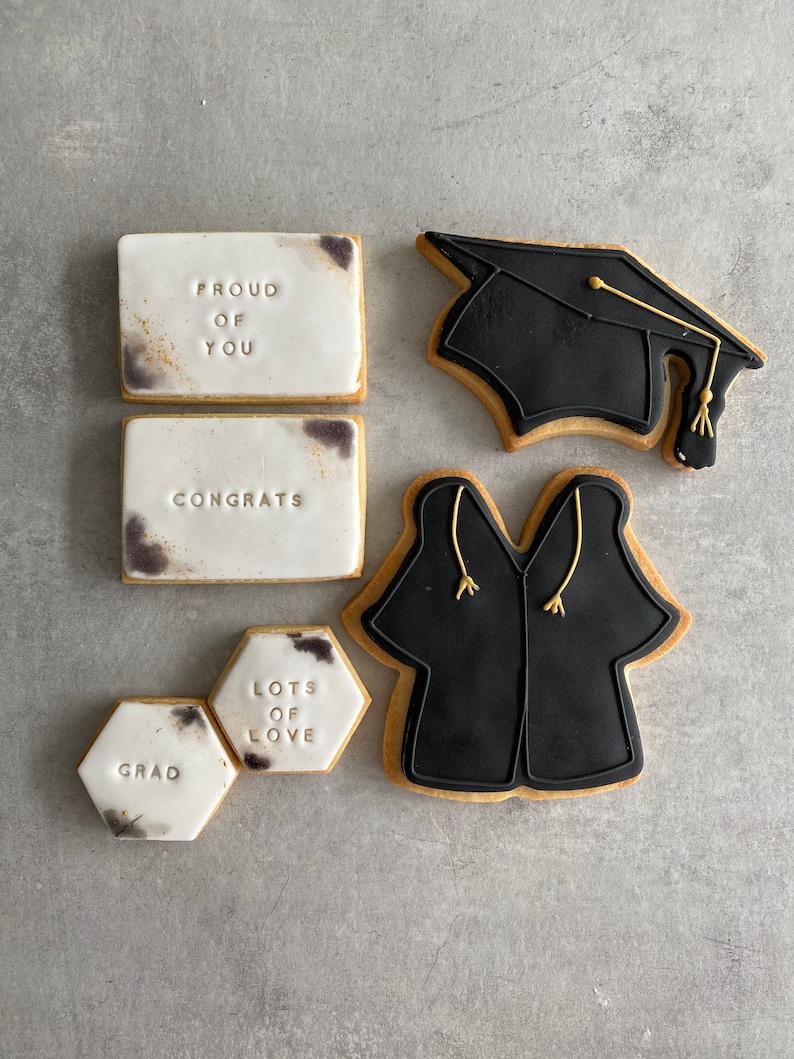 The 'graduation' Box | Graduation Biscuits - Etsy UK