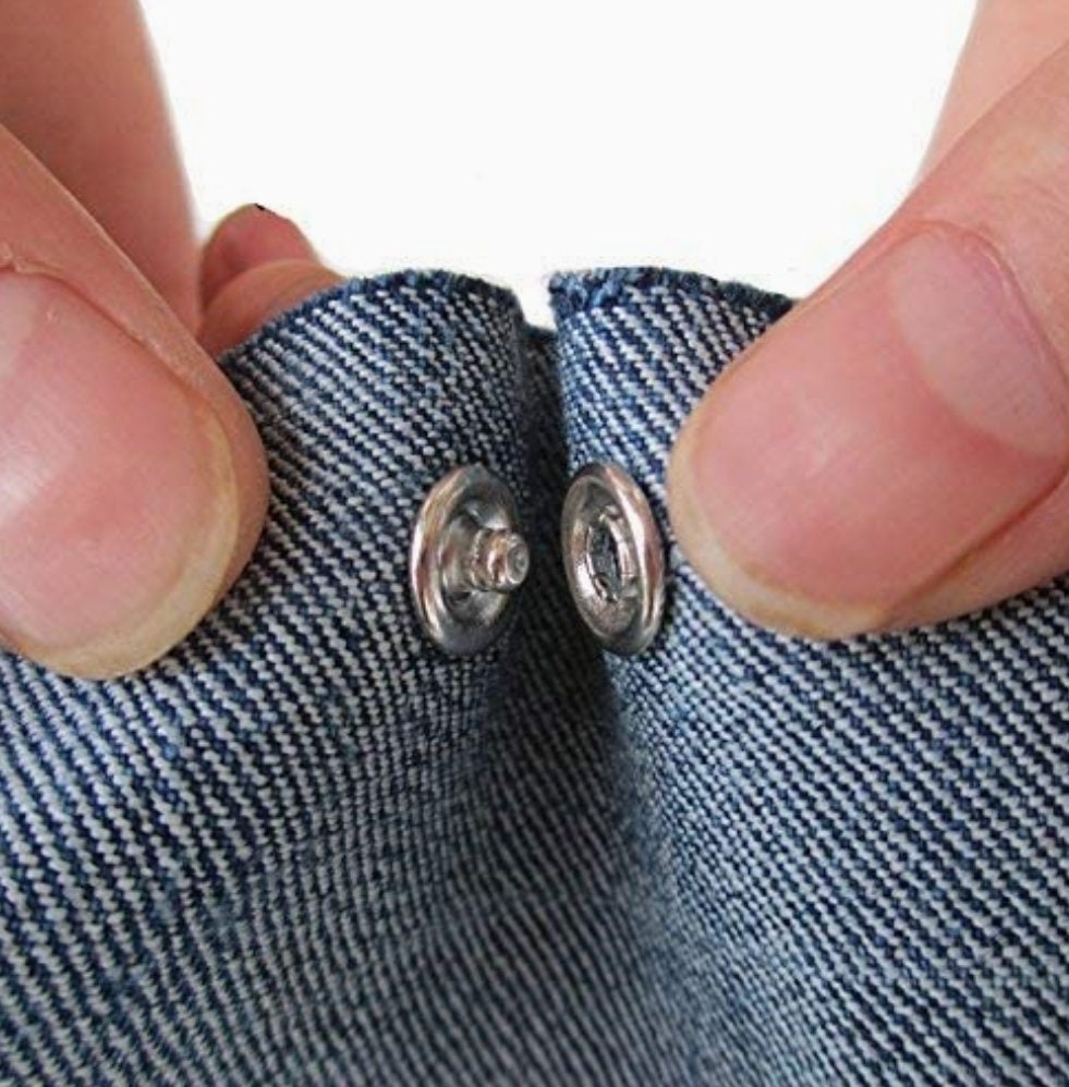 100 Sets Open Ring Prong Snaps: Stainless Steel Fastener Hand Press ...