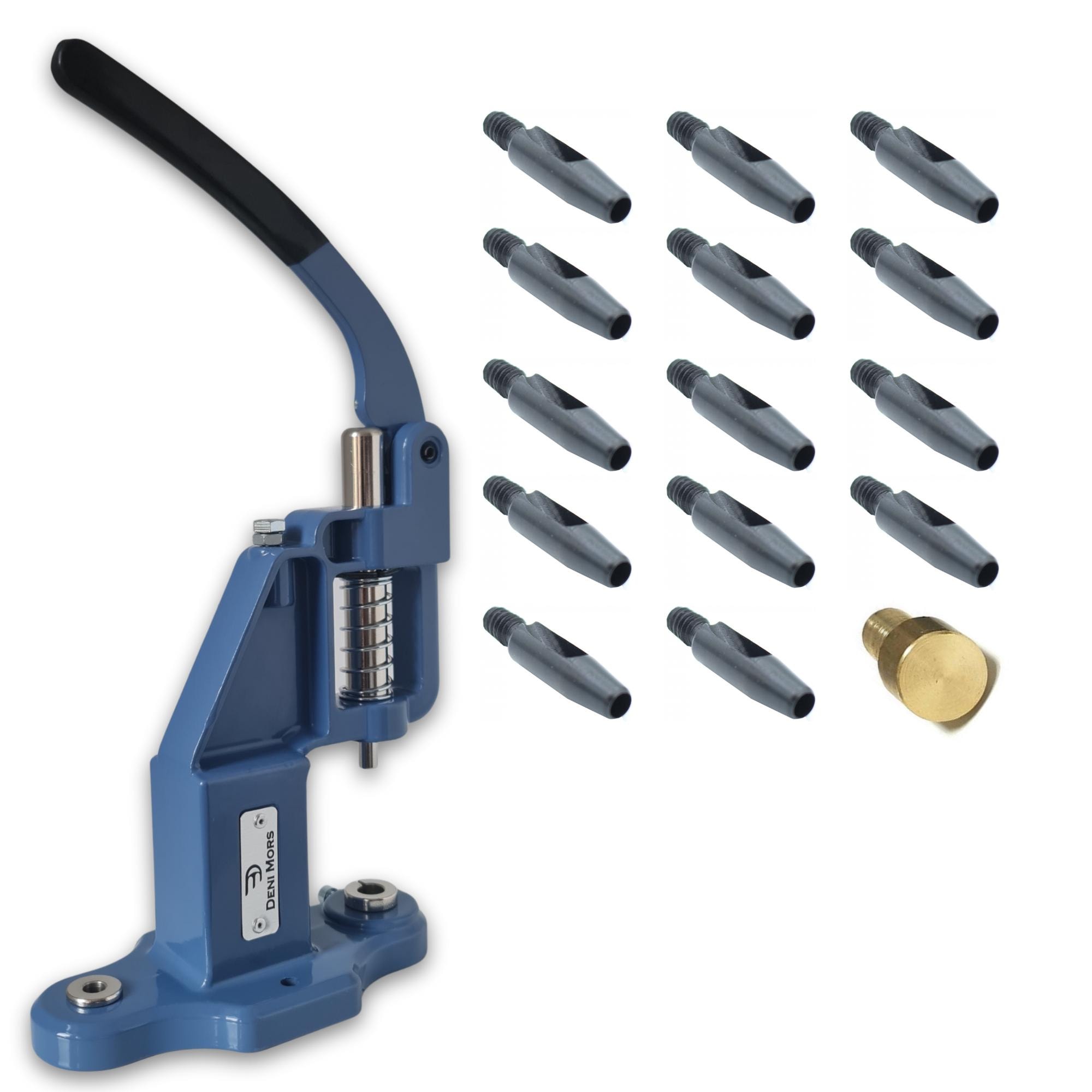 DENI MORS Master Hole Punch Press Kit | Leather, Fabric, Gasket | 14 ...