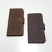 LG G7 Leather Phonecase With Strap Brown&dark Crazy Leather Vegetable ...