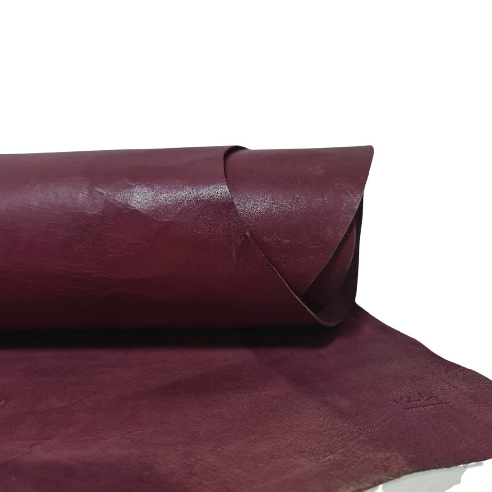 Full Grain Veg-tanned Leather Piece Cowhide Leather Crafts DIY - Etsy