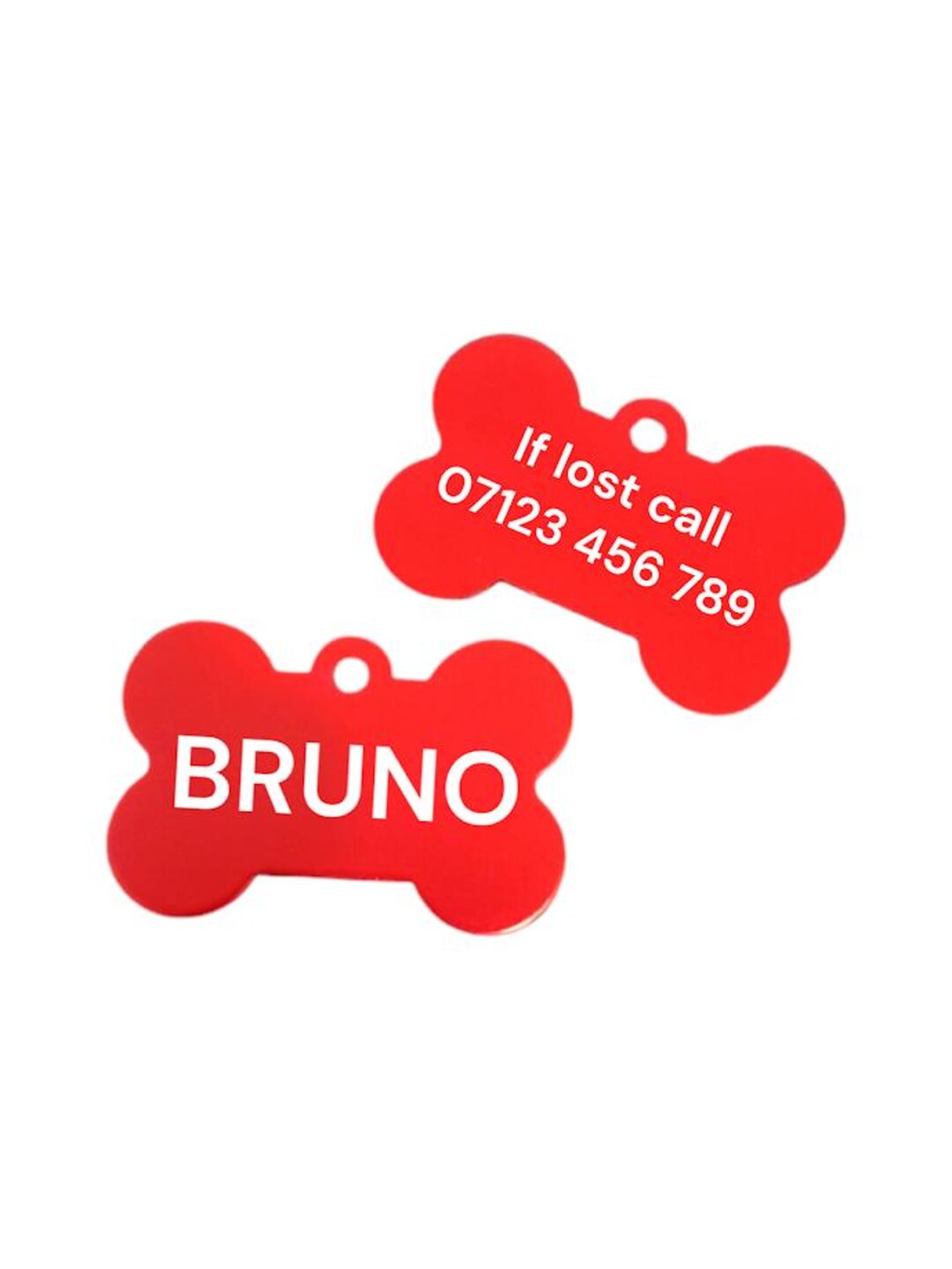 Dog Bone Shaped ID Tag for Engraving - Etsy