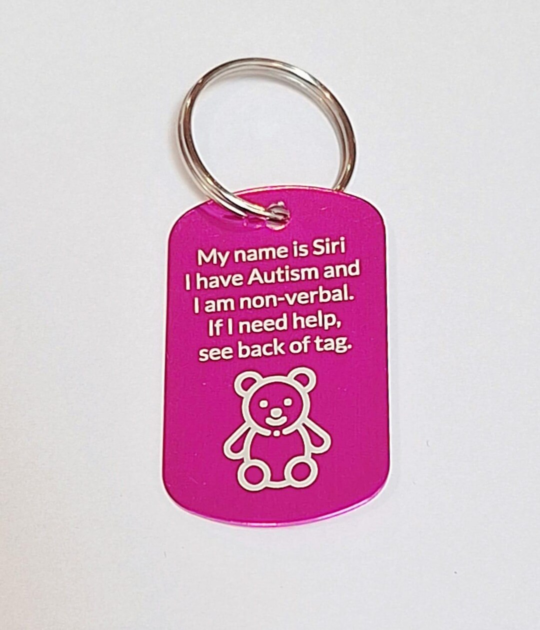 Protect Your Child With Our Teddy Bear Emergency ID Key Fob ...