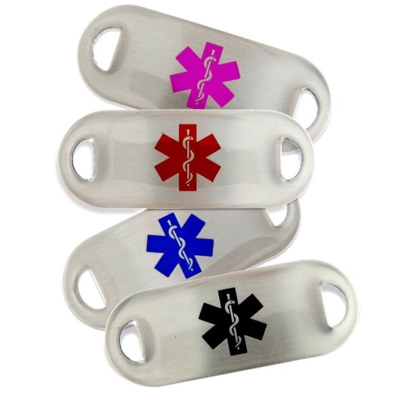 Engraved, Personalised Medical ID Alert Tag - Etsy