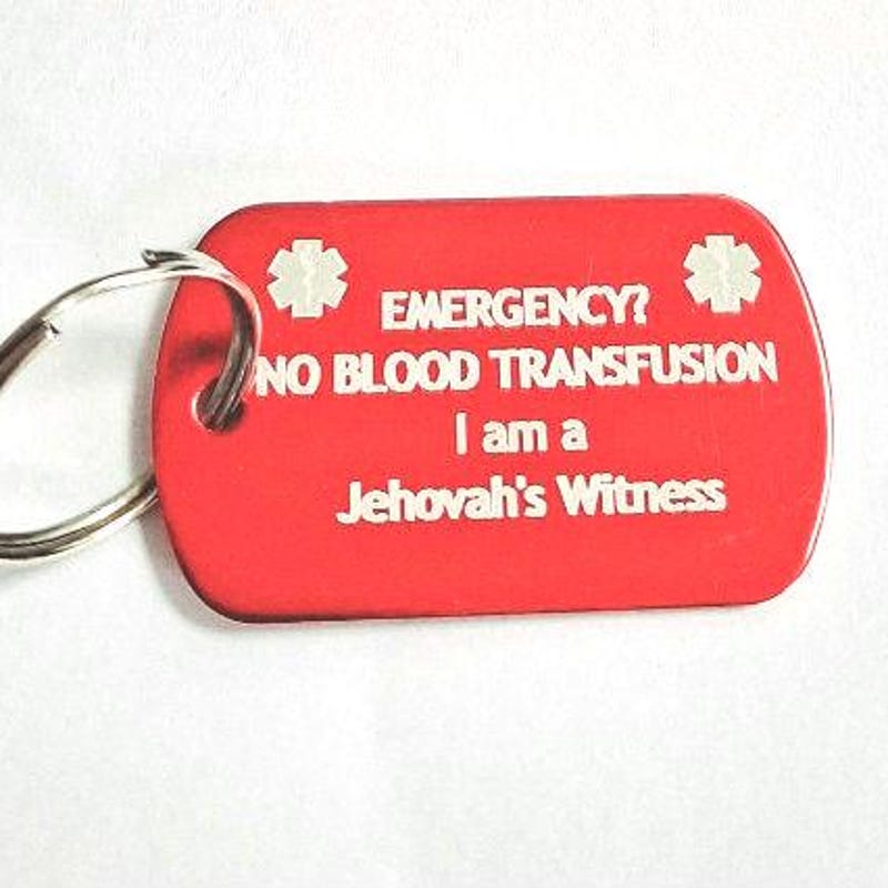Jw No Blood - Etsy