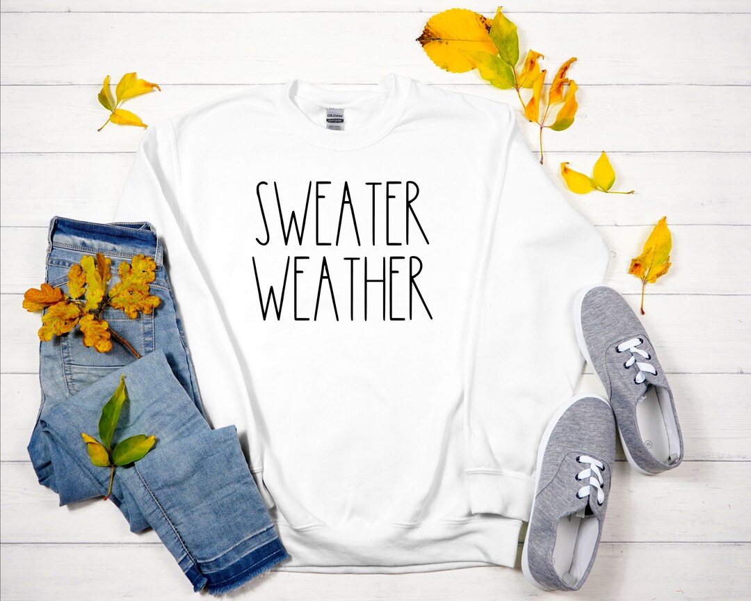 Rae Dunn Inspired Sweater Weather Sweatshirt - Etsy