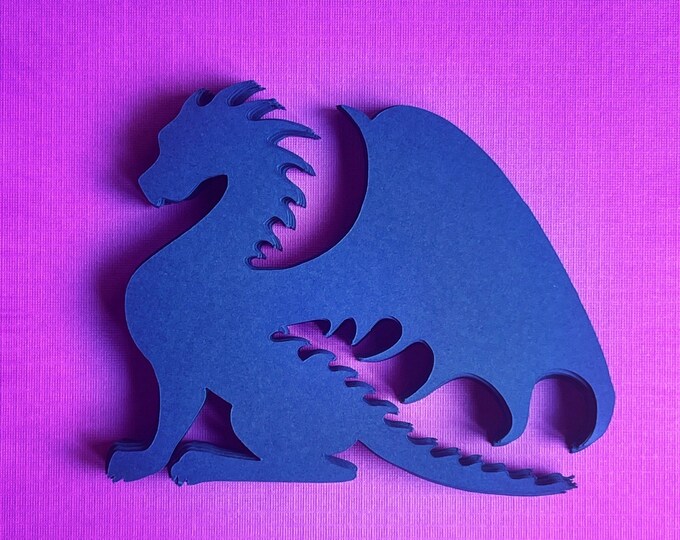 Dragon Paper Cut Outs Set of 25 Diragon Die Cuts Paper Dragons - Etsy