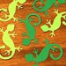 Gecko Paper Cut Outs Set of 25 Green Gecko Confetti Gecko | Etsy