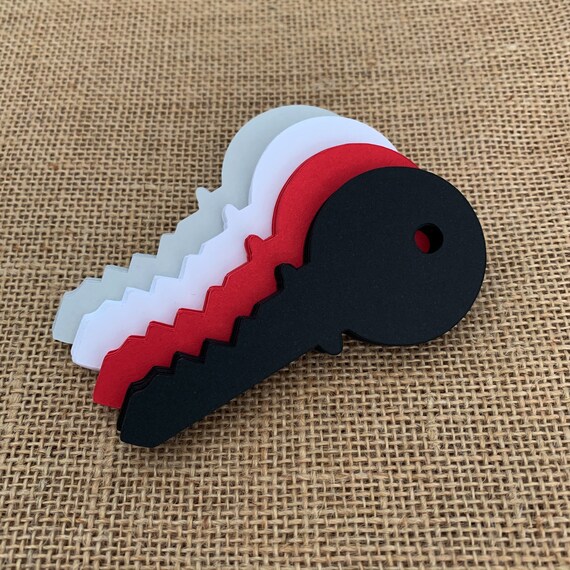 Key Paper Cut Outs Set of 25 House Key Die Cuts House Key | Etsy