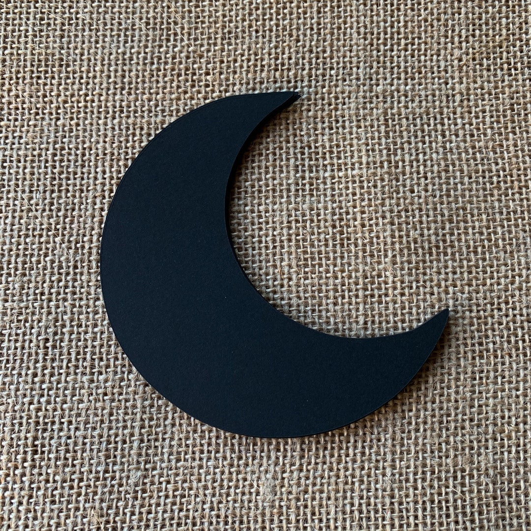 Crescent Moon Paper Cut Outs Set of 25 Moon Die Cuts Paper - Etsy