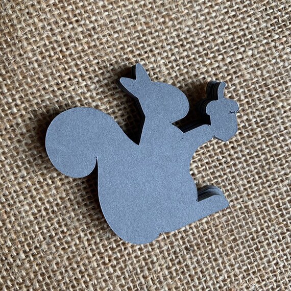 Scrapbooking Squirrel Die Cuts Squirrel Cutouts Paper Squirrels ...