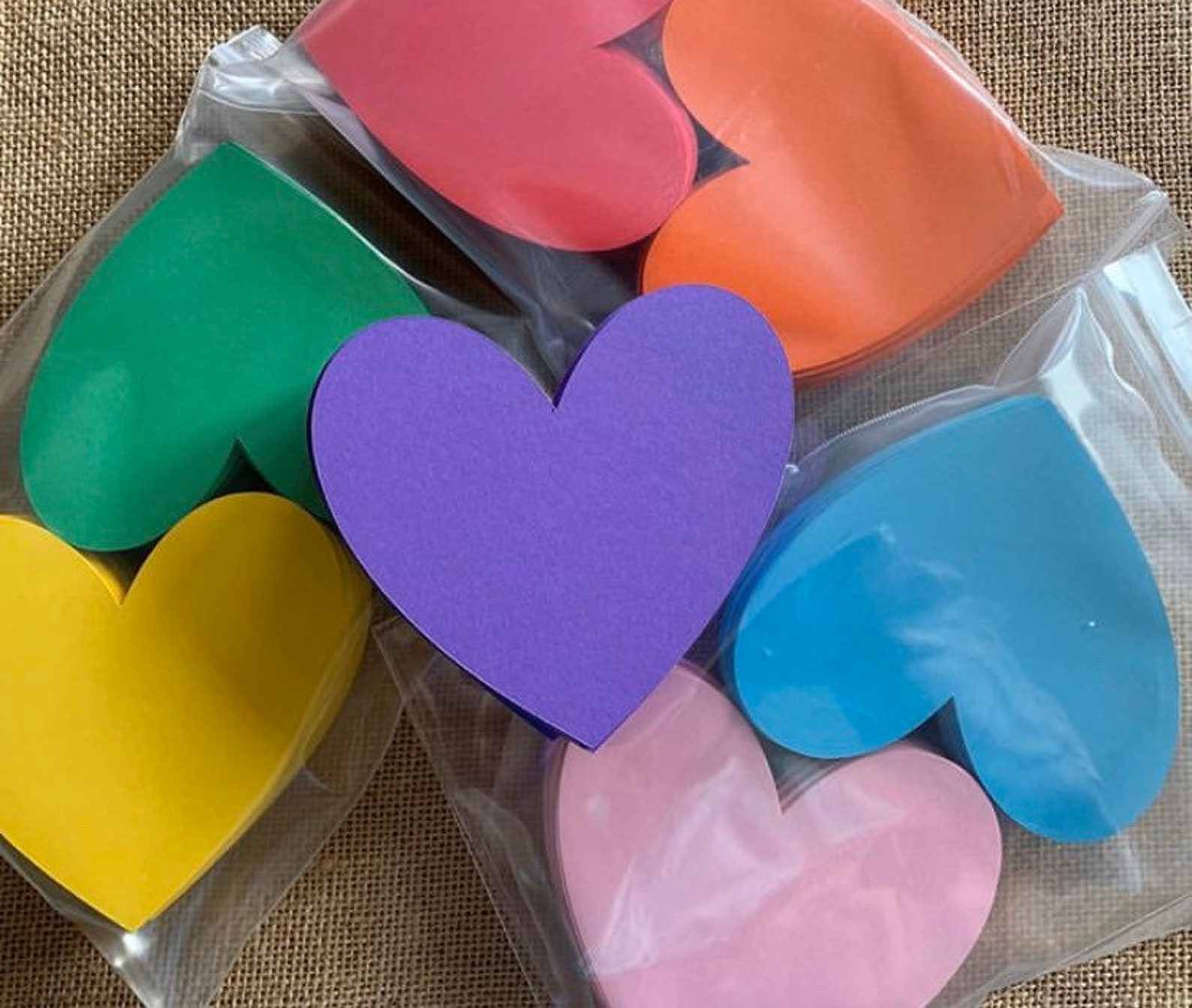 Paper Heart Cut Outs Set of 25 Heart Die Cuts Heart Cuts - Etsy