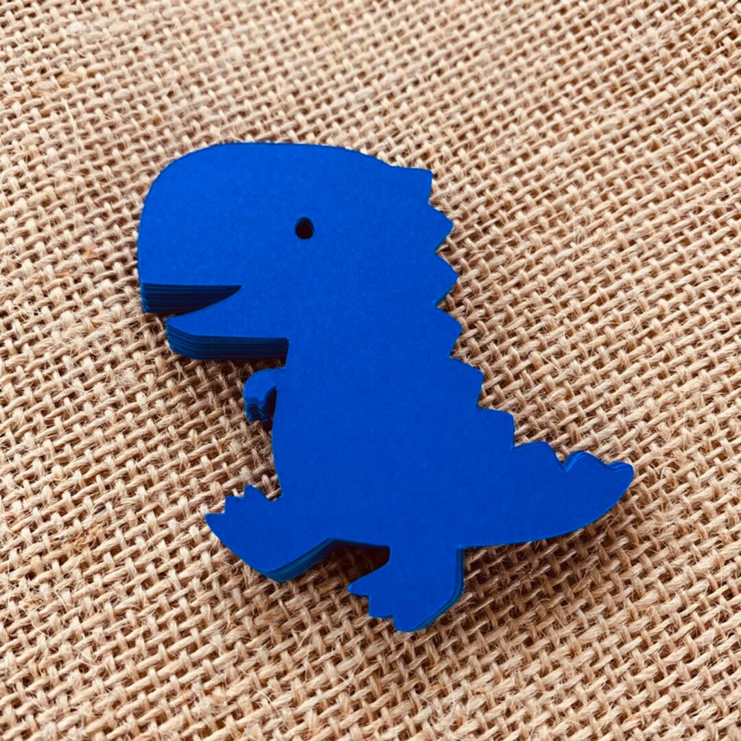 Dinosaur Paper Cut Outs Set of 25 T-rex Die Cuts Dinosaur - Etsy