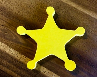 Sheriff Badge Die Cut - Etsy