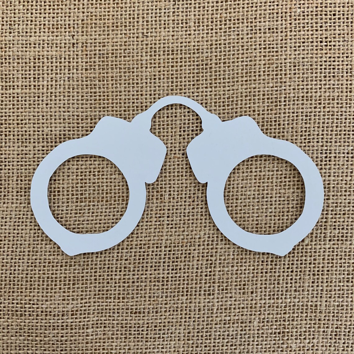 Handcuff Paper Cut Outs Set of 25 Police Cut Outs Handcuff | Etsy
