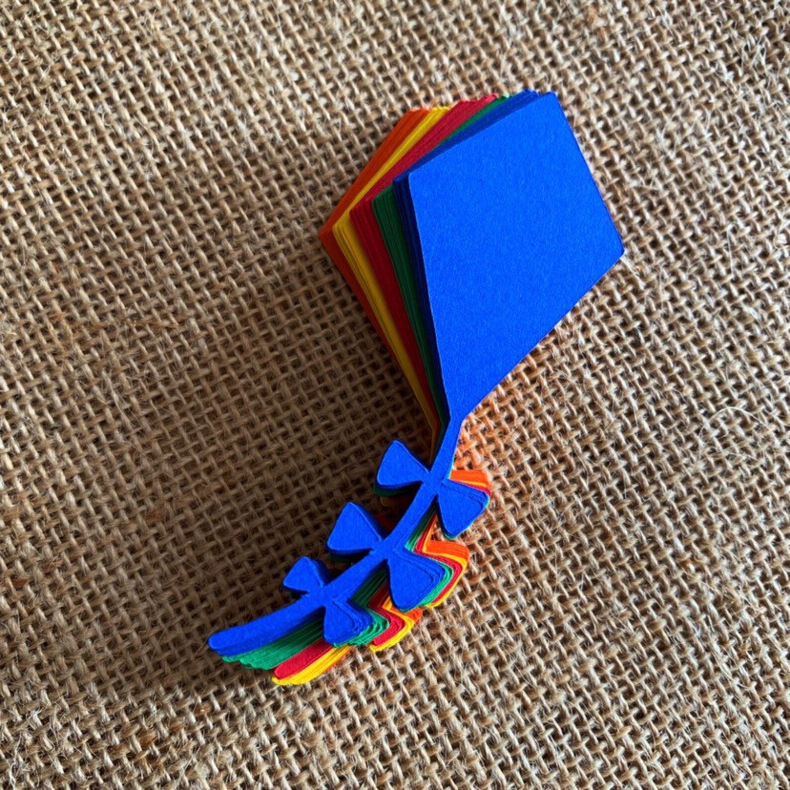 Kite Paper Cut Outs Set of 25 Kite Die Cuts Kite Confetti | Etsy