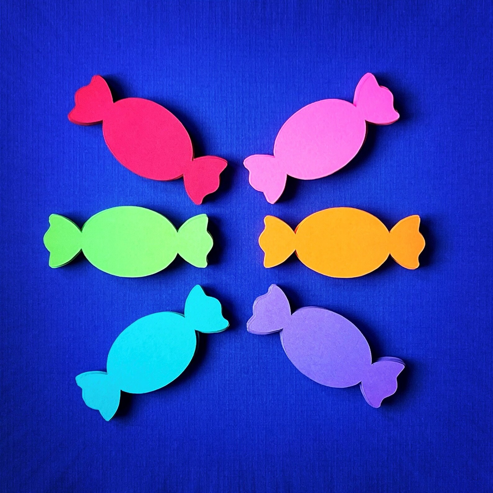 Candy Paper Cut Outs Set of 25 Wrapped Candy Die Cuts - Etsy