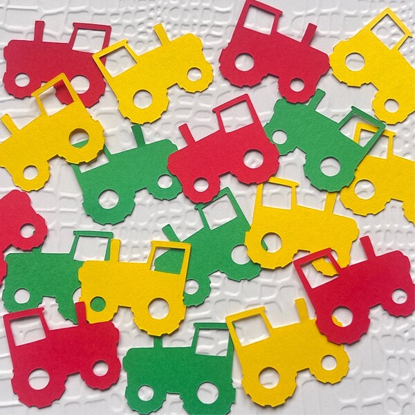Tractor Die Cut - Etsy
