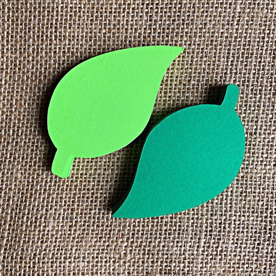 25 Leaf Die Cuts Leaf Cut Outs Leaf Cutouts Leaf Paper Shape Cutouts ...