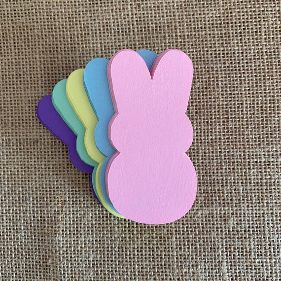 Easter Bunny Paper Cut Outs Set of 25 Paper Marshmallow | Etsy
